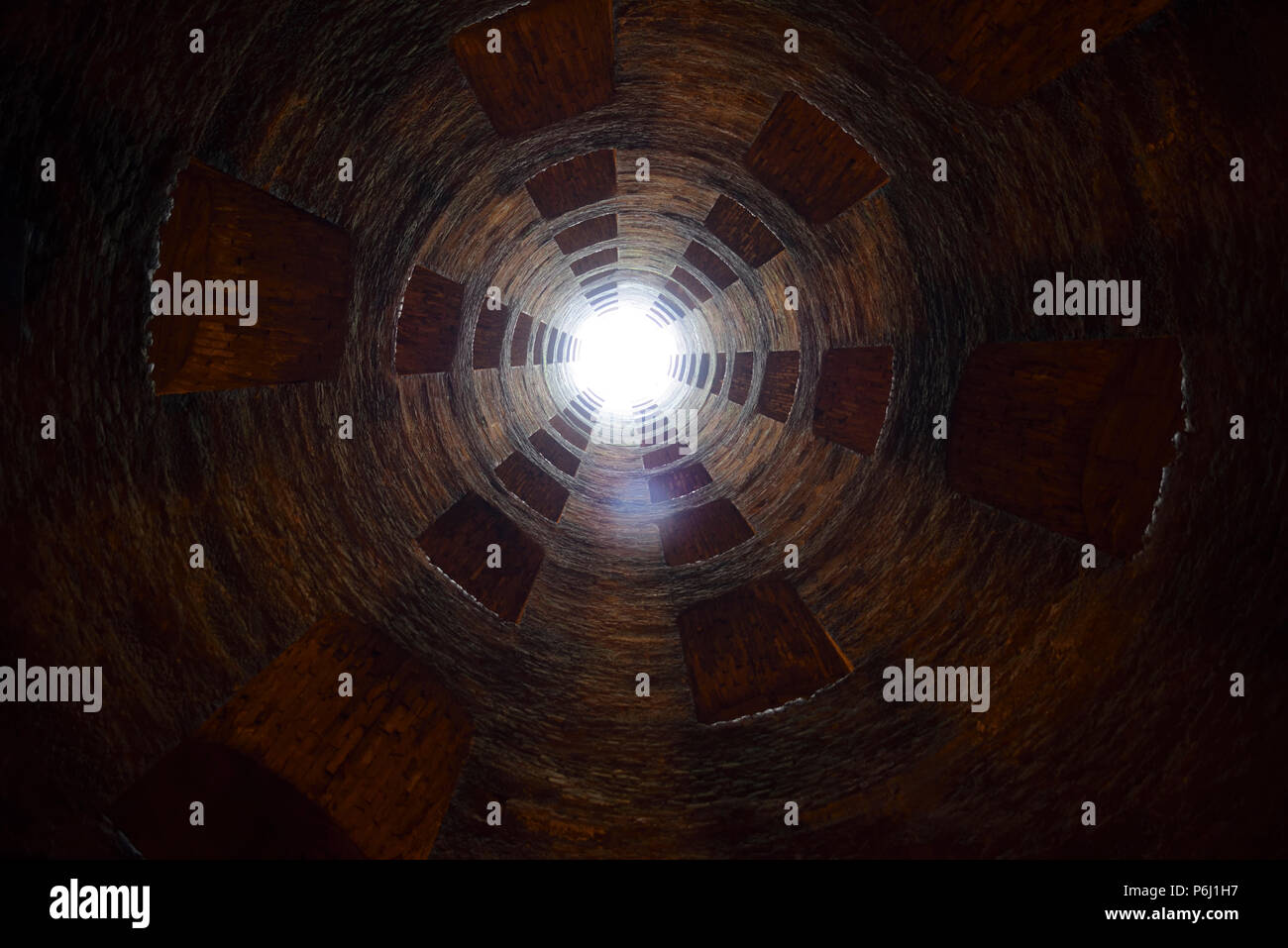 St. Patrick's well, Orvieto, Italy. Historic well. Great engineering ...