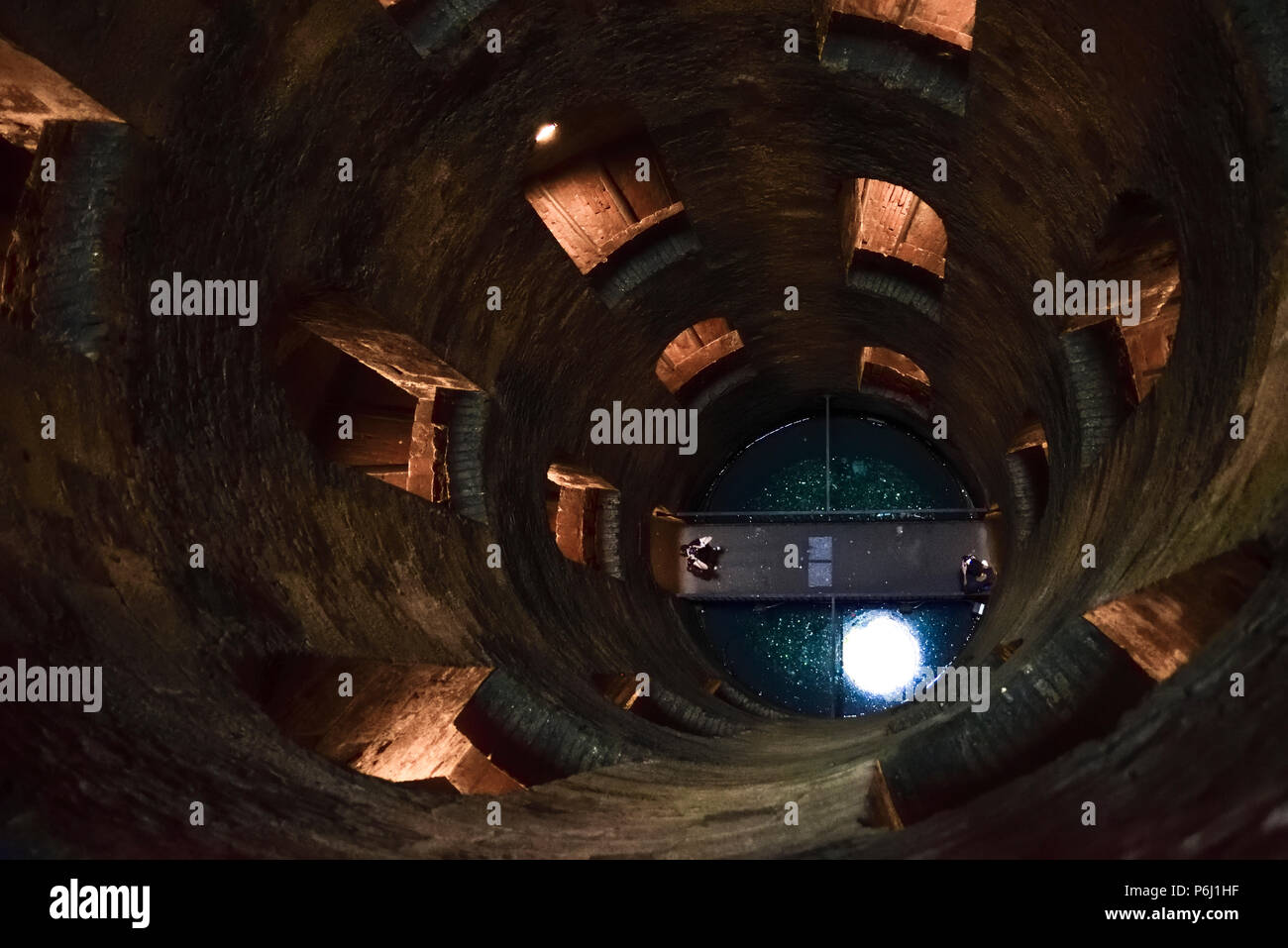 St. Patrick's well, Orvieto, Italy. Historic well. Great engineering ...