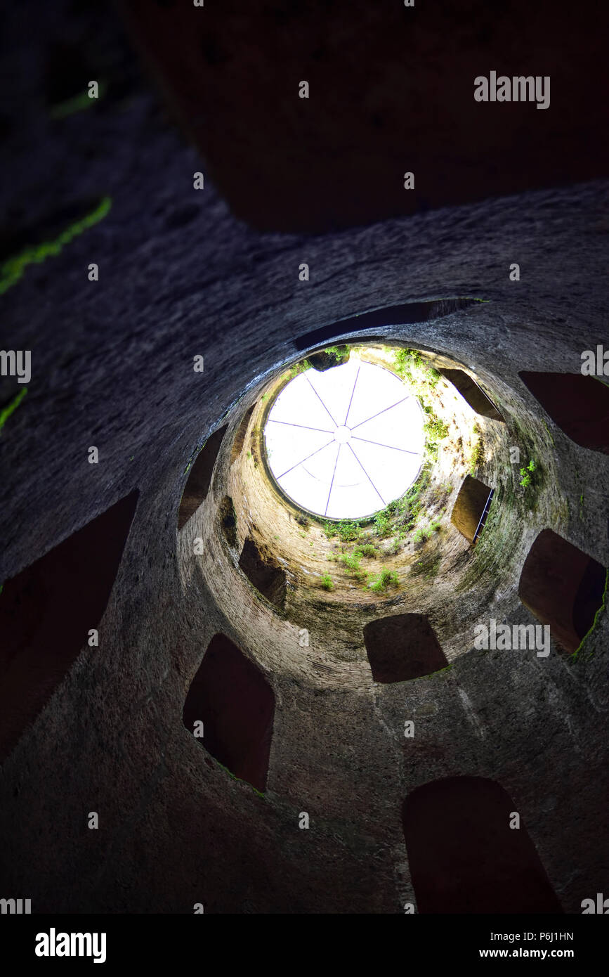 St. Patrick's well, Orvieto, Italy. Historic well. Great engineering ...