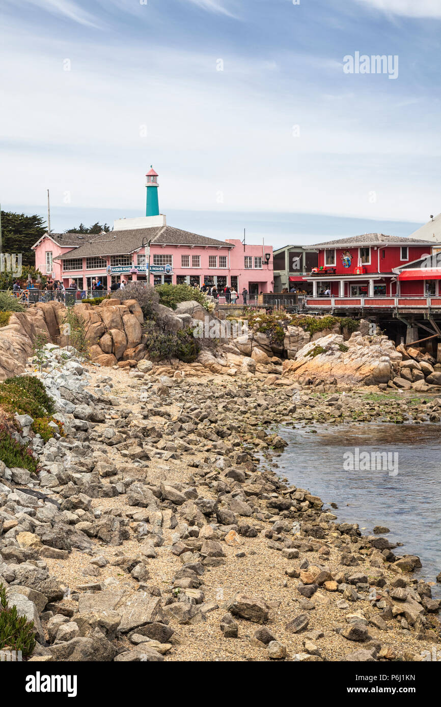 Monterey Wharf, Monterey, California Stock Photo - Alamy