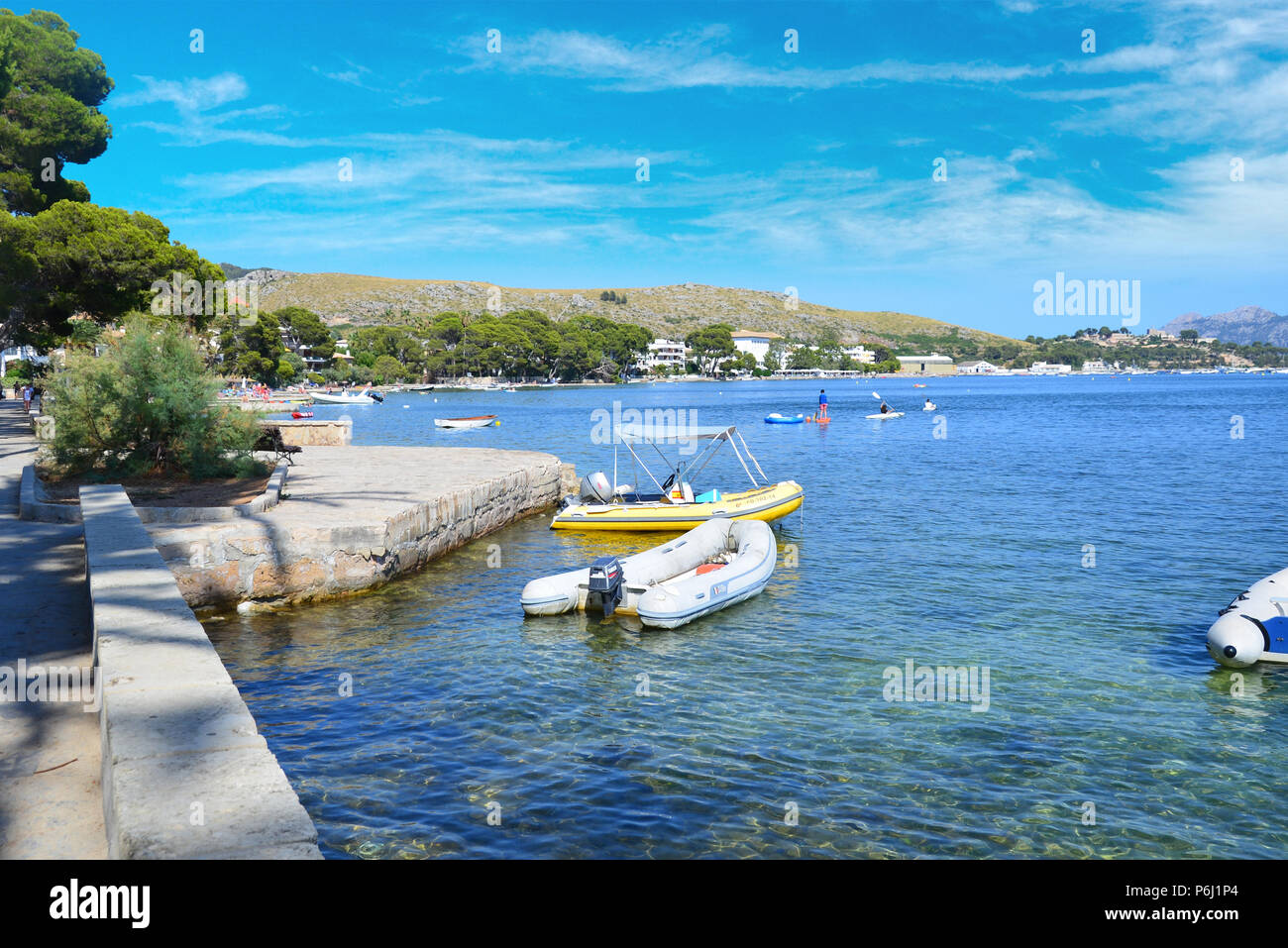 Pollensa Bay Mallorca Stock Photo - Alamy