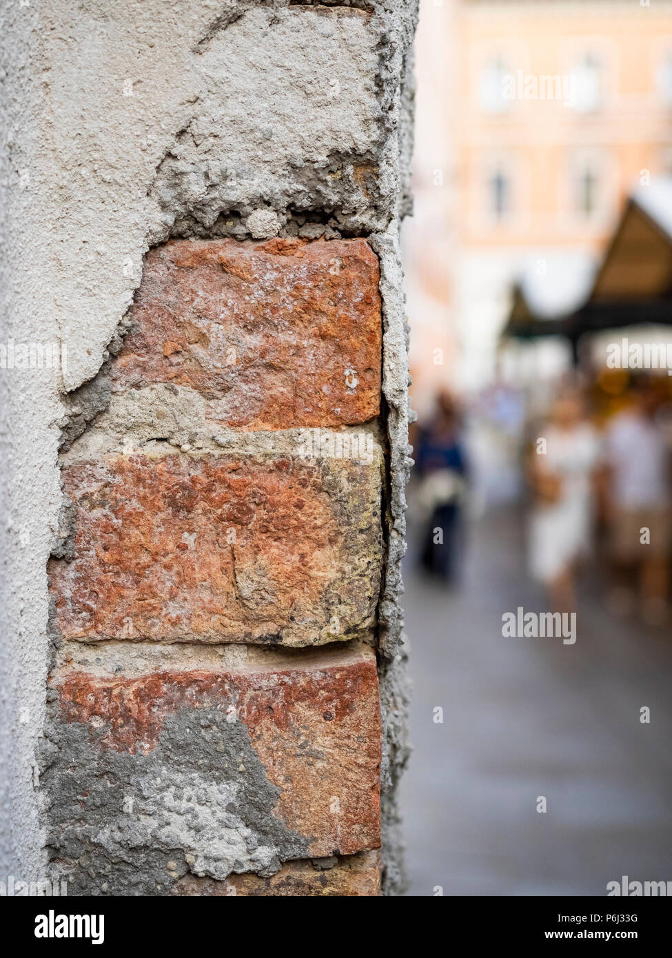 Venetian brick wall hi-res stock photography and images - Alamy