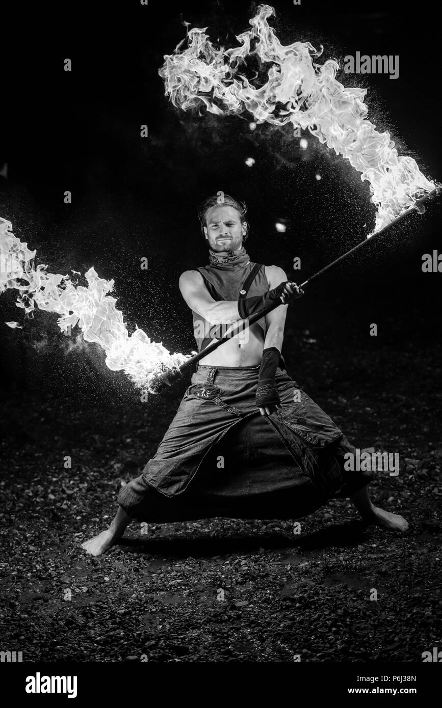 Poi spinners hi-res stock photography and images - Alamy
