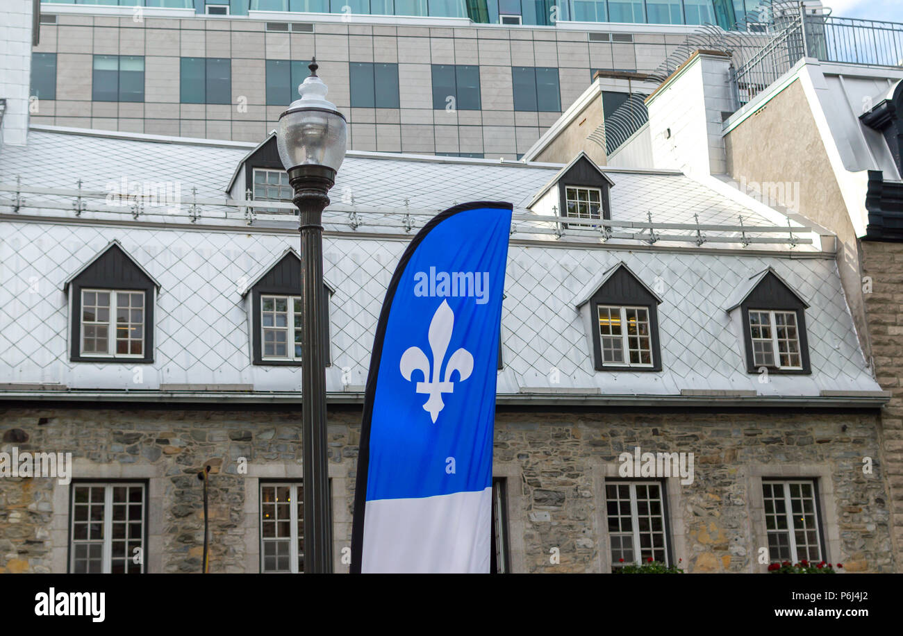 Large flag quebec in hi-res stock photography and images - Alamy