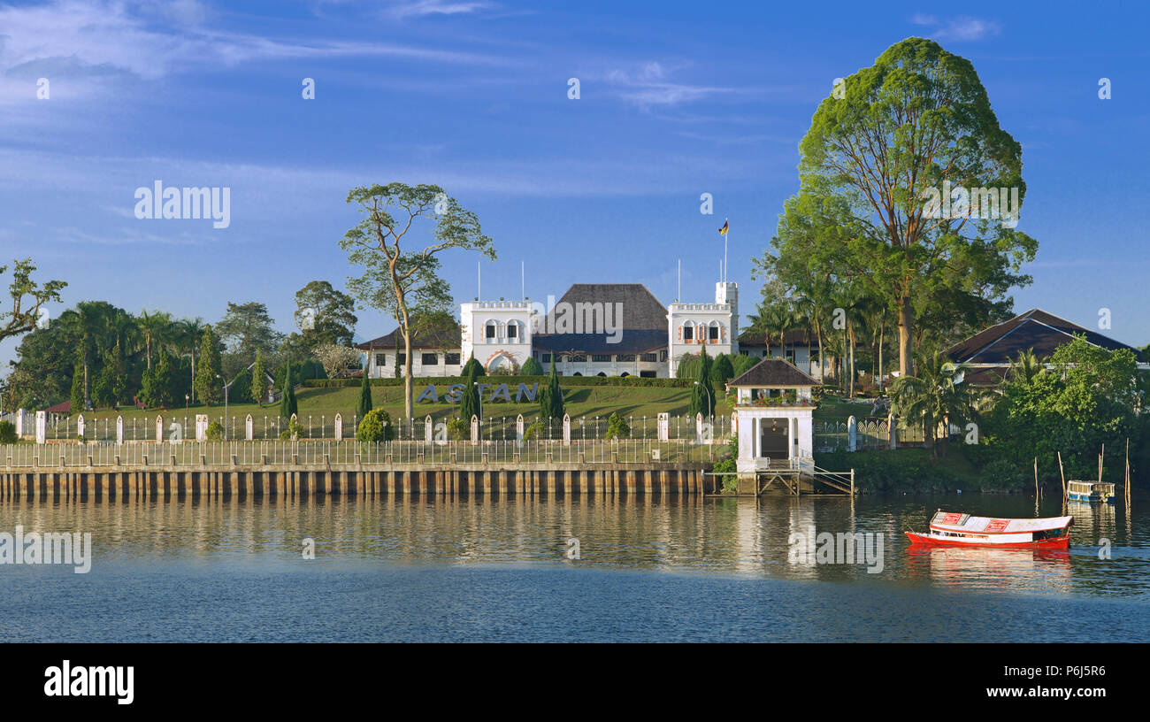 Panoramic view Astana Kuching Sarawak Malaysia Stock Photo - Alamy