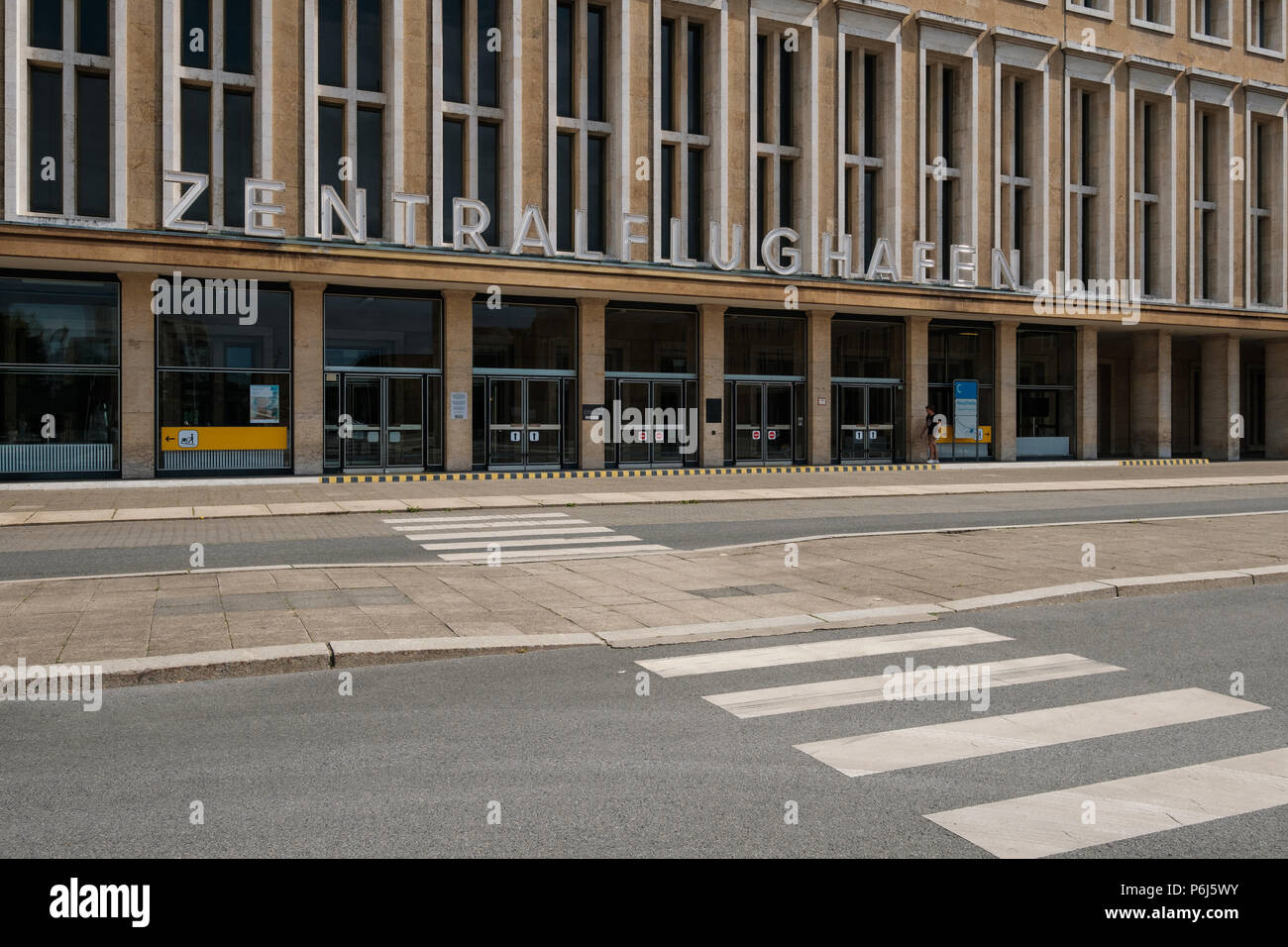 Berlin, Germany - june 2018: The Tempelhof International Airport ...