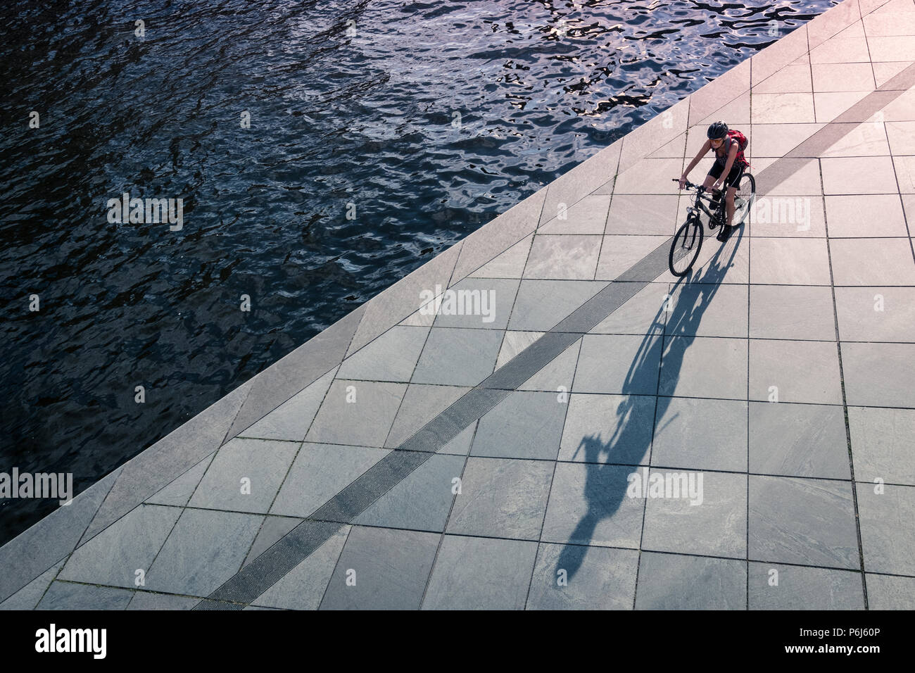 Woman shadow on street hi-res stock photography and images - Alamy