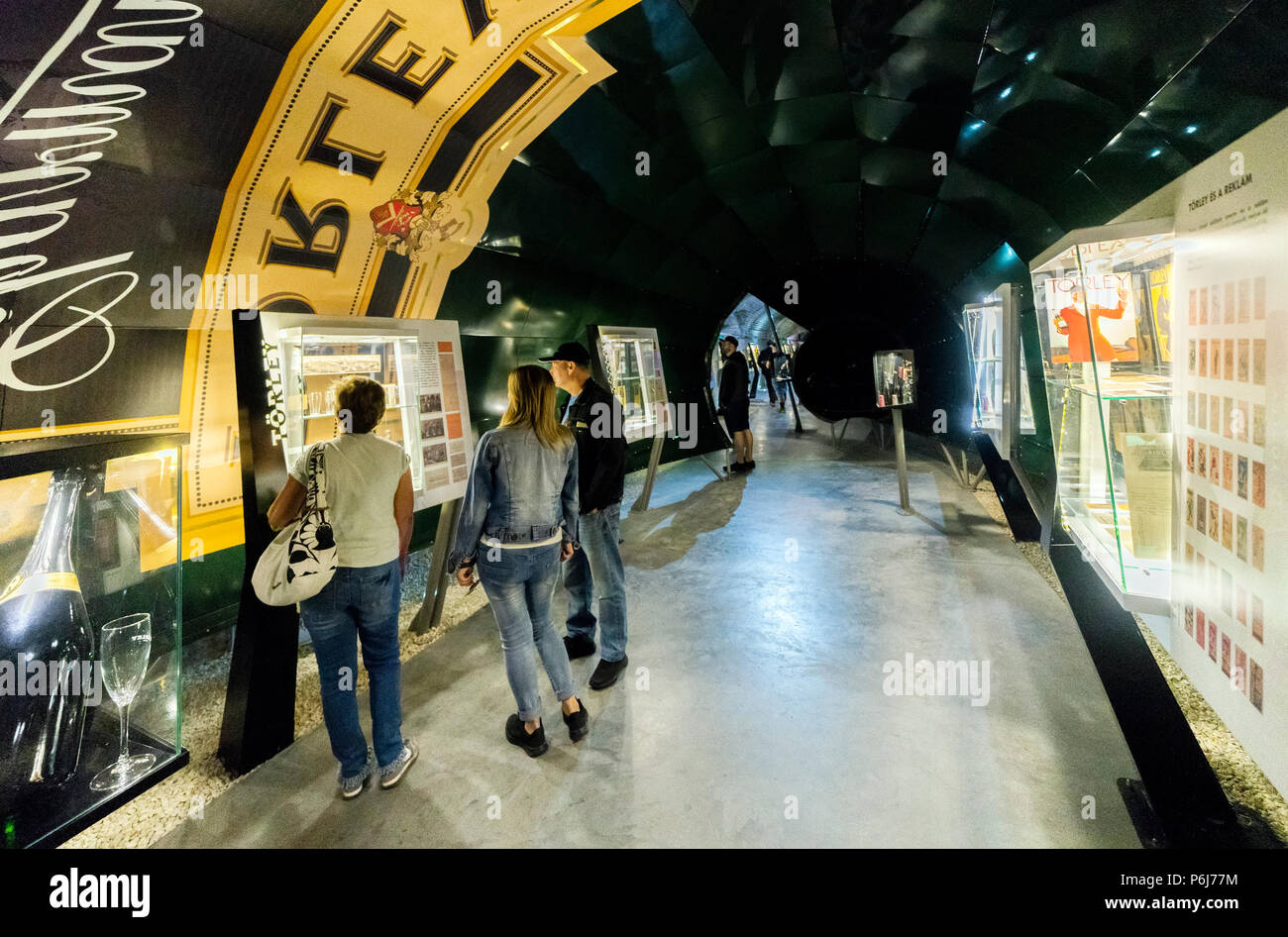 Wine cellar in Torley Wine company. Torley producing 21,5 million ...