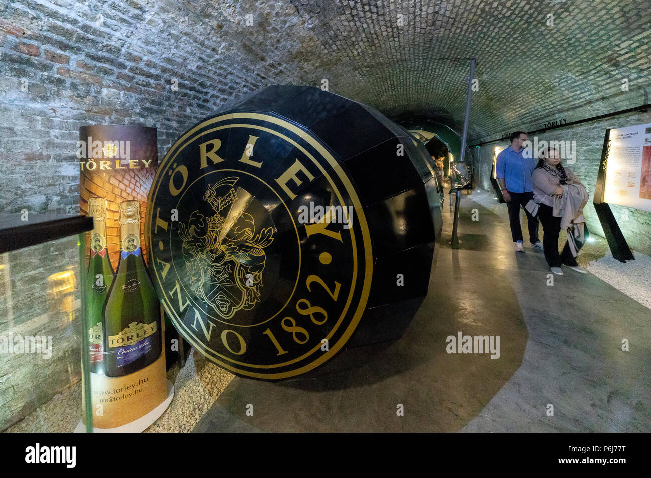 Wine cellar in Torley Wine company. Torley producing 21,5 million ...