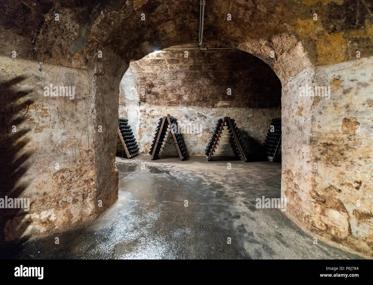 Wine cellar in Torley Wine company. Torley producing 21,5 million ...