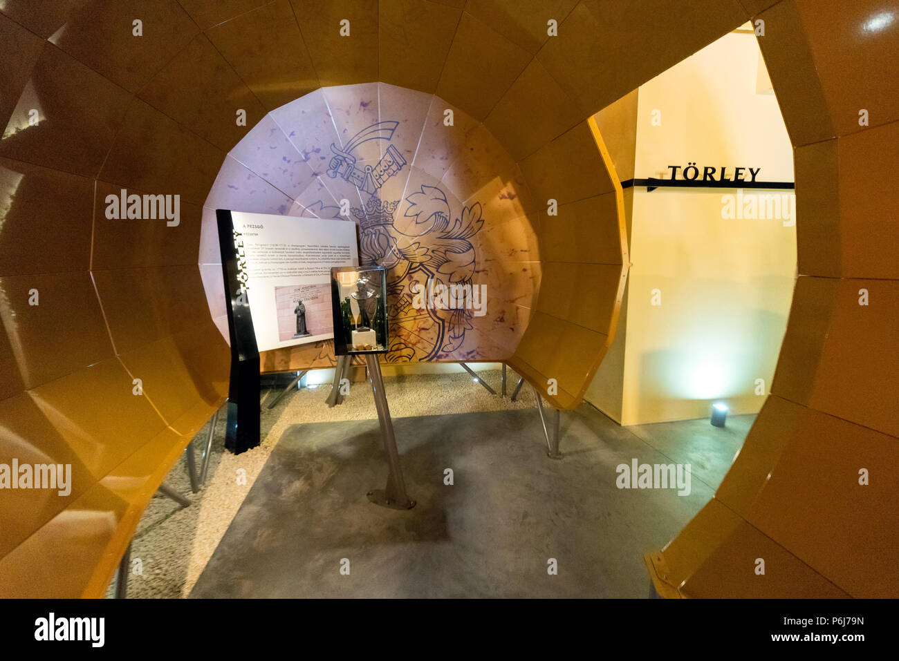 Wine cellar in Torley Wine company. Torley producing 21,5 million ...