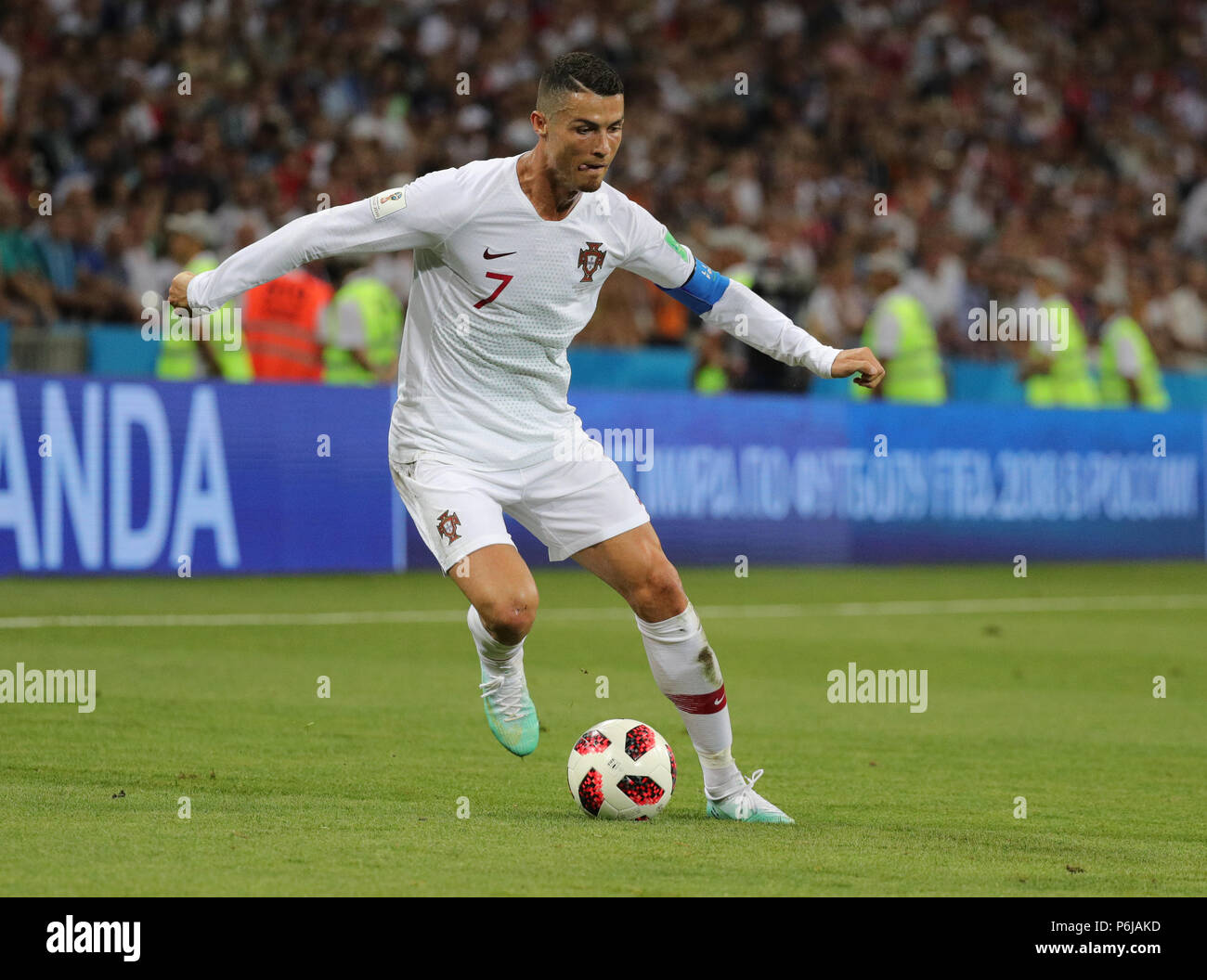 Sochi, Russia. 30th June, 2018. Fußball: Football World Cup, Uruguay vs ...