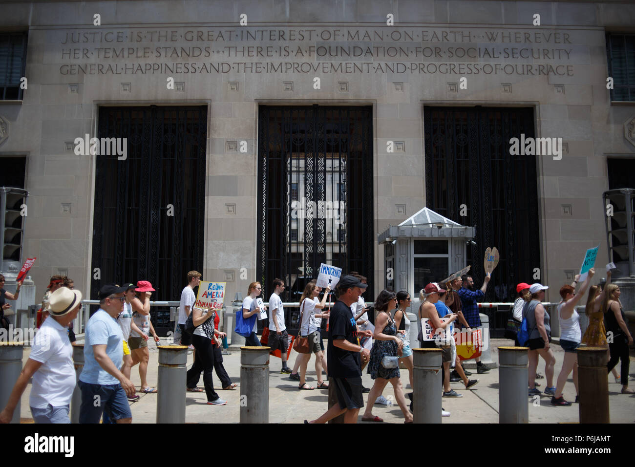 Families belong together held hi-res stock photography and images - Alamy