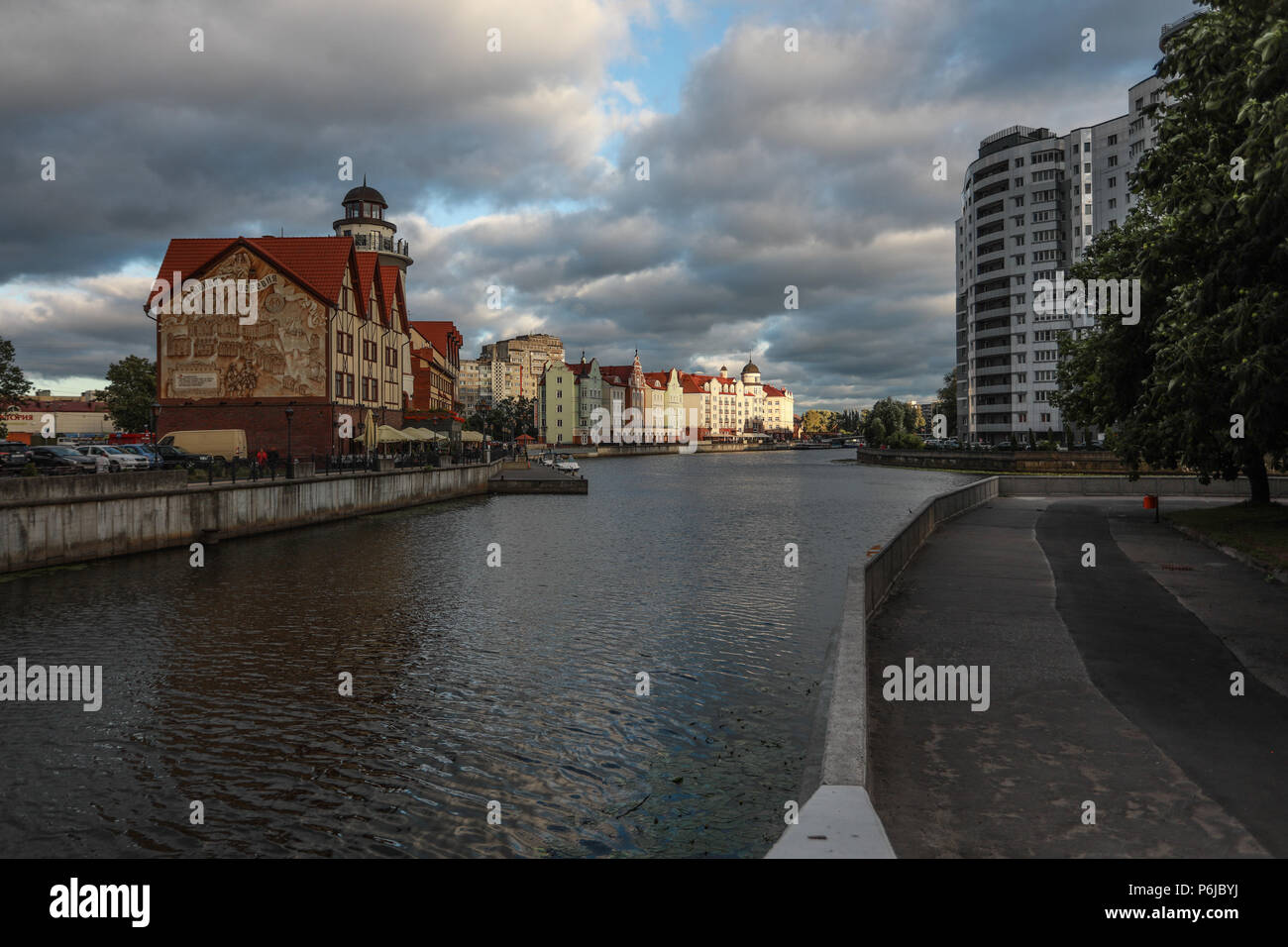 KALININGRADO, OK - 29.06.2018: GENERAL PHOTOS KALININGRAD 2018 - River ...