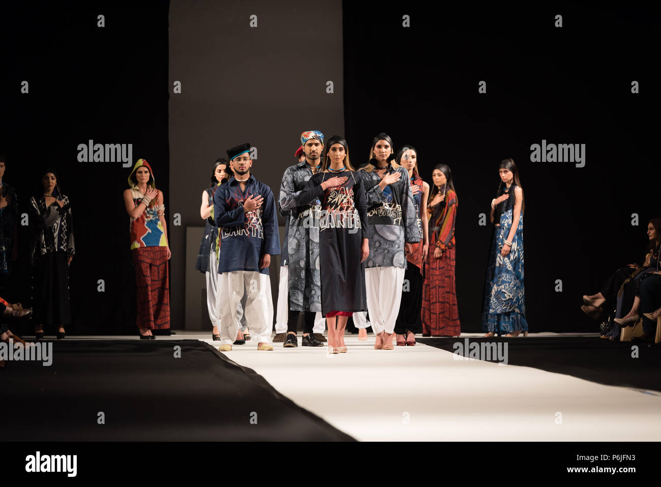London, UK, 30 June 2018. The official opening catwalk of Pakistan ...