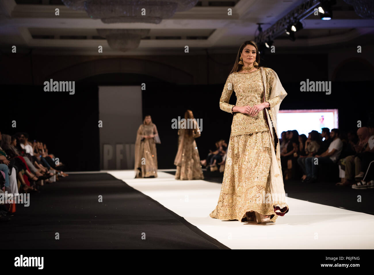 London, UK, 30 June 2018. The official opening catwalk of Pakistan ...