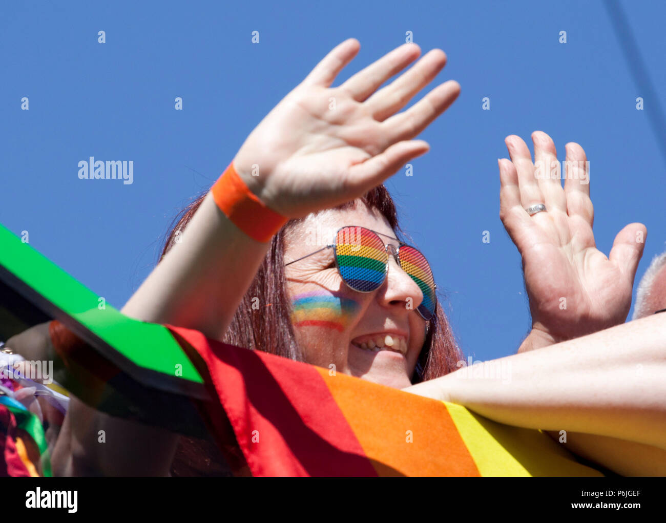 Dublin pride flag lgbt hi-res stock photography and images - Alamy