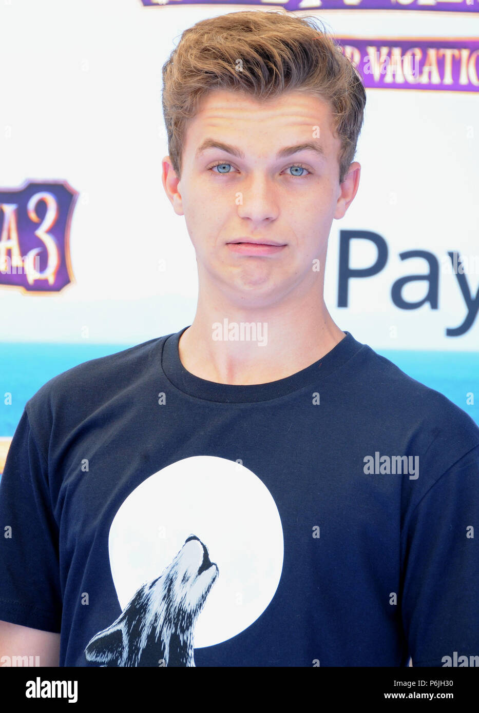Los Angeles, USA. 30th Jun, 2018. Actor Jacob Hopkins attends the World ...