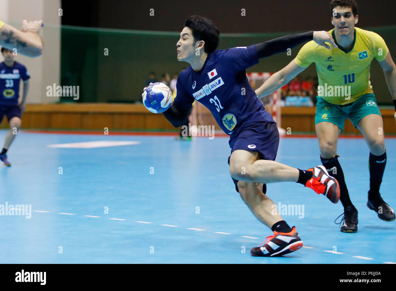 Tokyo, Japan. 30th June, 2018. Tatsuki Yoshino (JPN) Handball ...