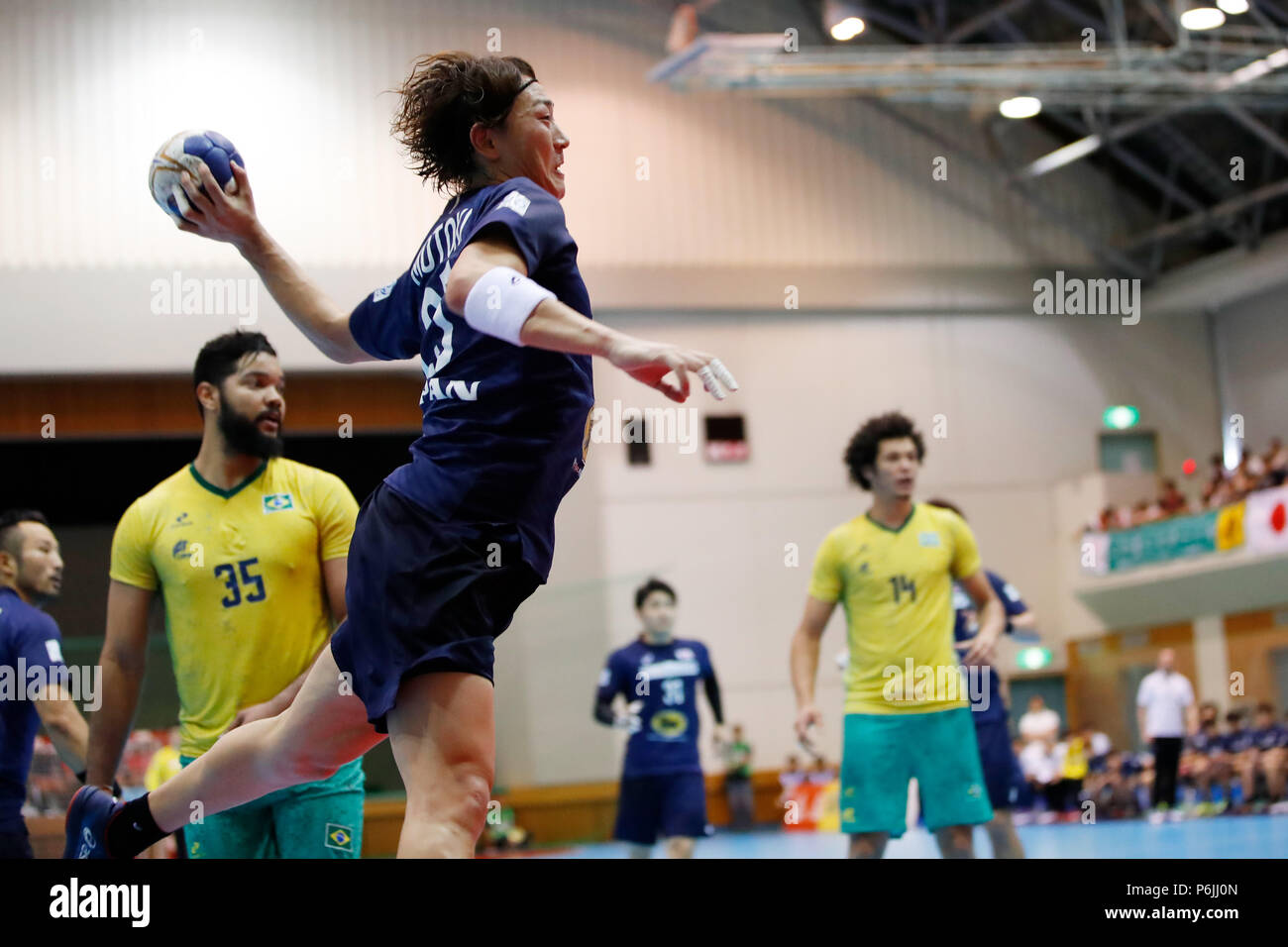 Tokyo, Japan. 30th June, 2018. ?/Hiroki Motoki (JPN) Handball ...