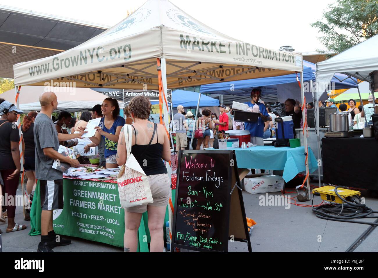 New York, NY USA. 30th. Jun, 2018. The first-ever Bronx Night Market ...