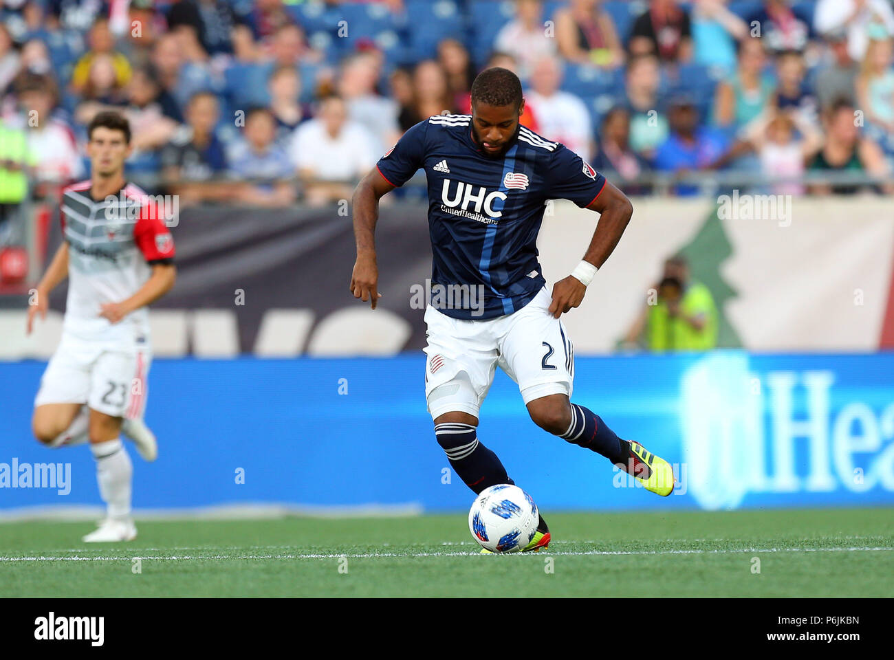 Gillette Stadium. 30th June, 2018. MA, USA; New England Revolution ...