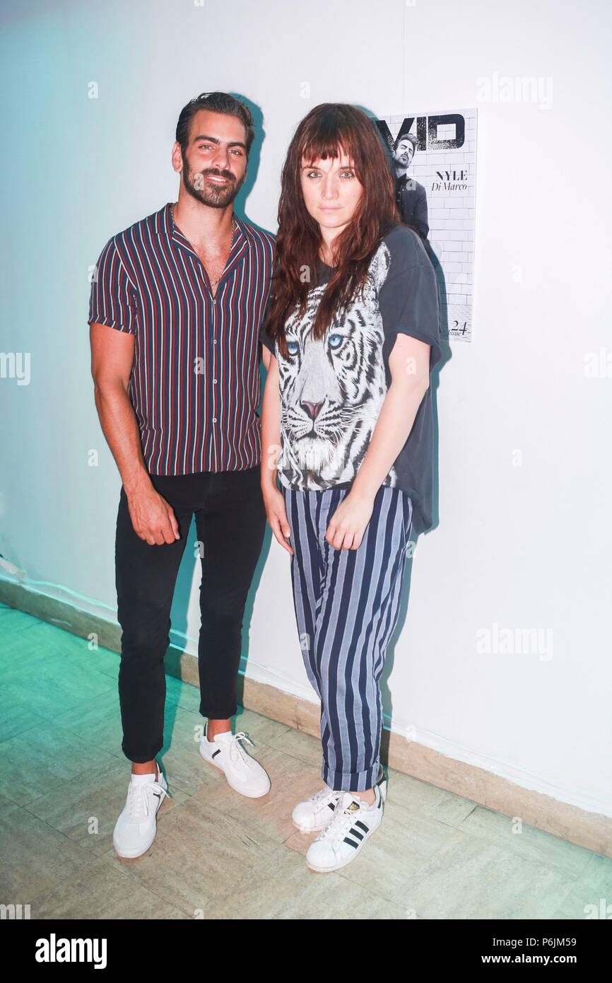 New York, NY, USA. 30th June, 2018. Nyle DiMarco, Malgosia Garnys at ...