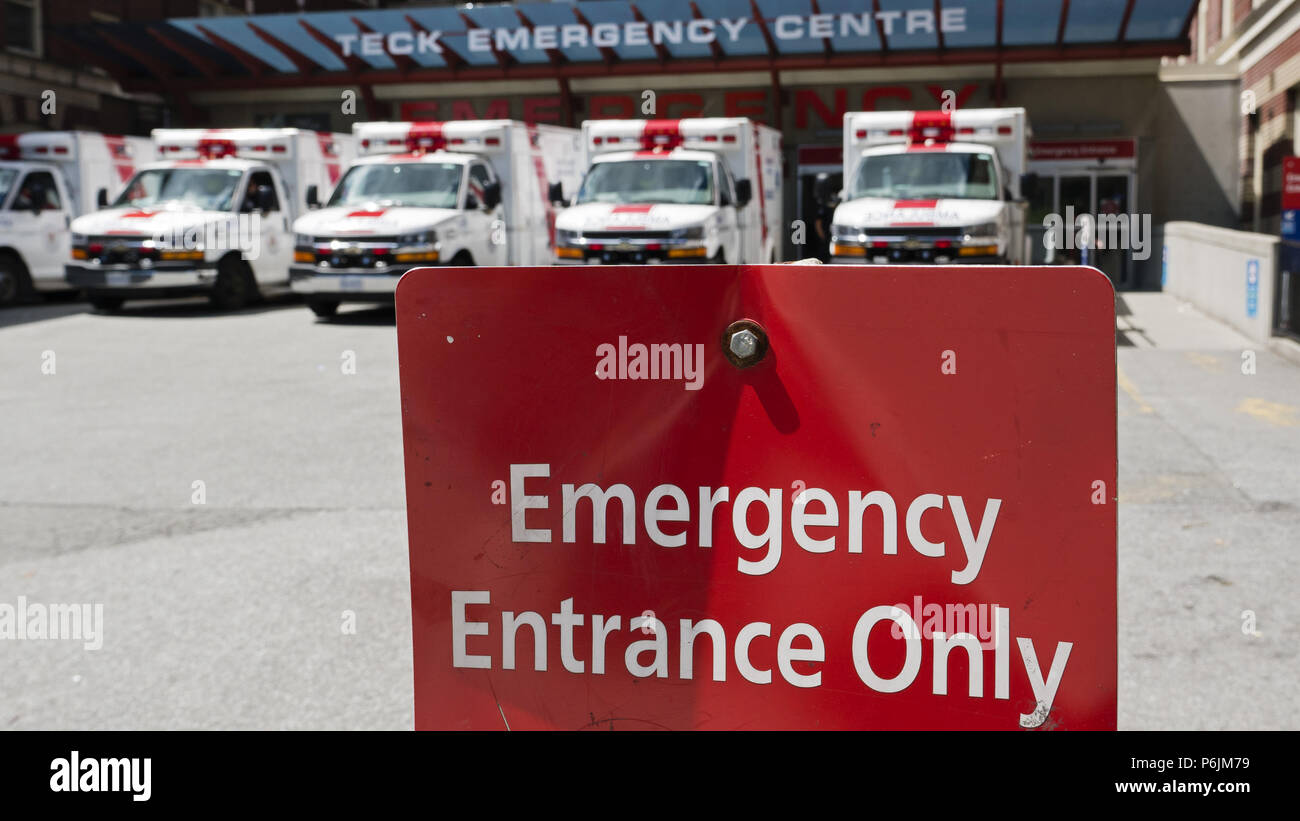Vancouver, British Columbia, Canada. 25th June, 2018. BC Ambulance ...