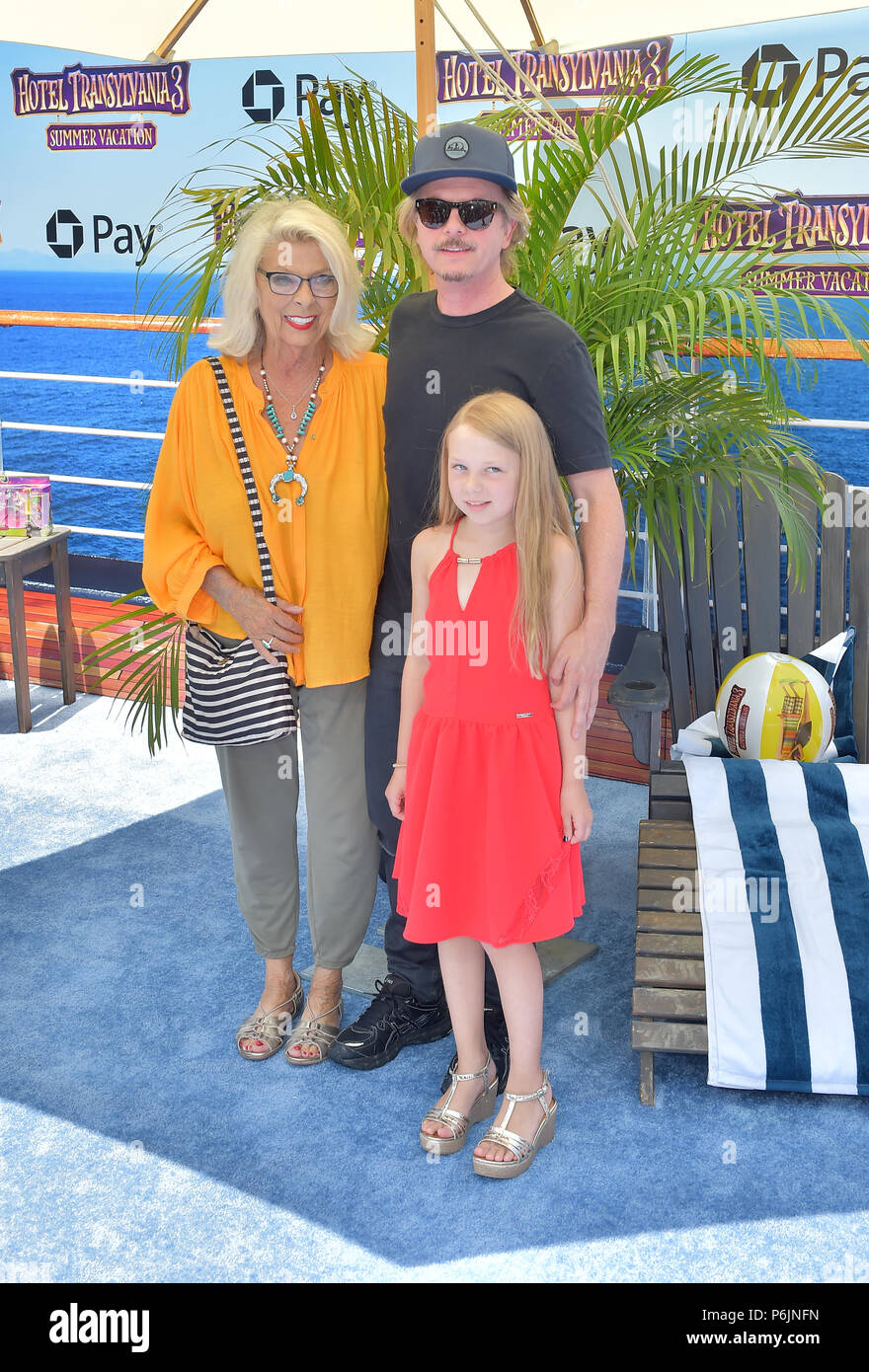 Westwood, Ca. 30th June, 2018. David Spade, Harper Spade and Judith J ...