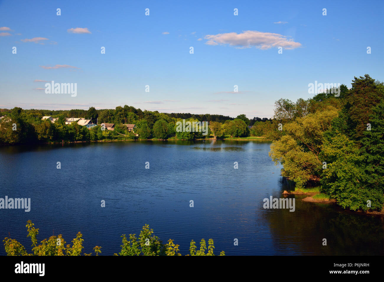 The Medvedka River in a Voskresensk, Russia Stock Photo - Alamy