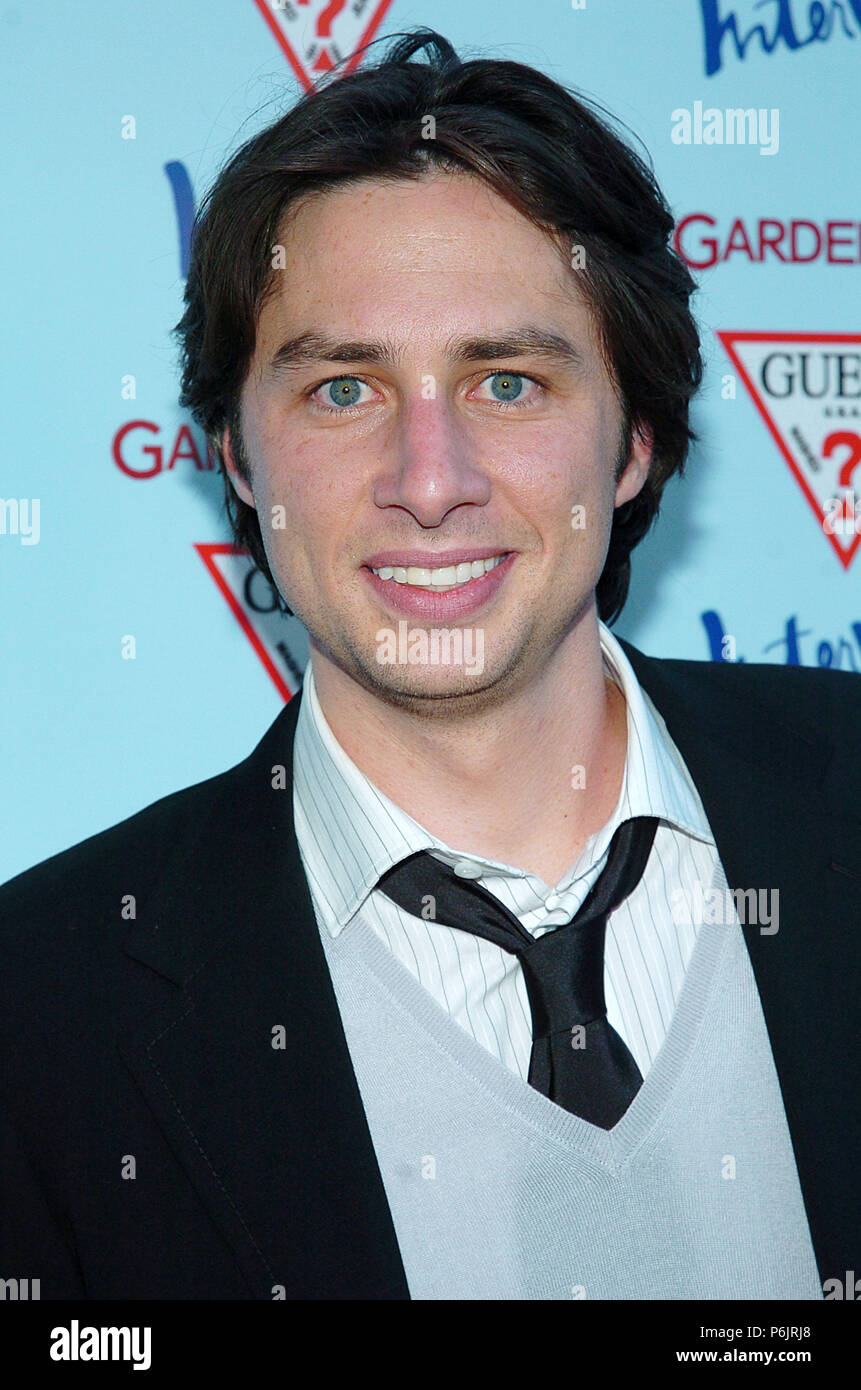 Zack Braff arriving at the Garden State Premiere at the Director Guild ...