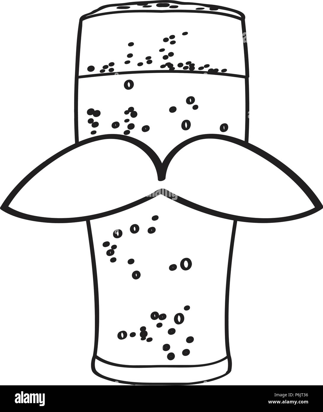 Hipster beer outline Stock Vector Image & Art - Alamy