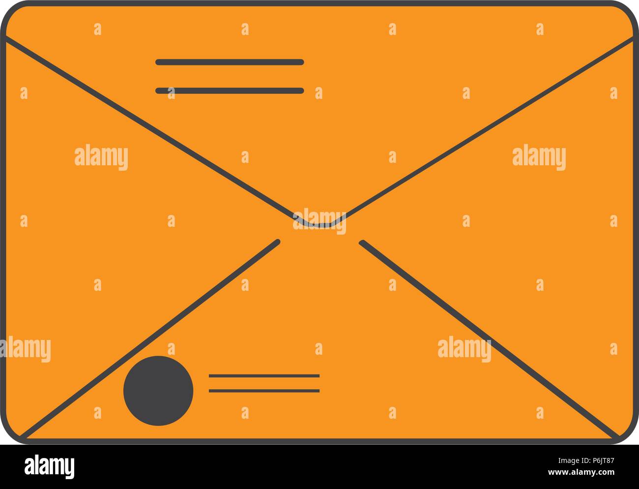 Standard envelope Stock Vector Images - Alamy