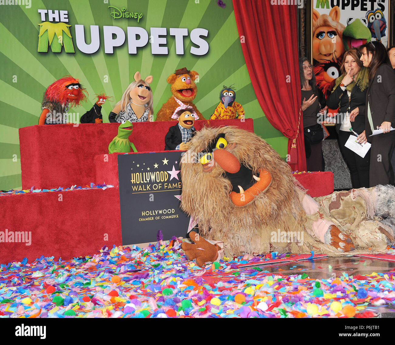 The MUPPETS Honored with a Star on the Hollywood Walk Of Fame In Los ...