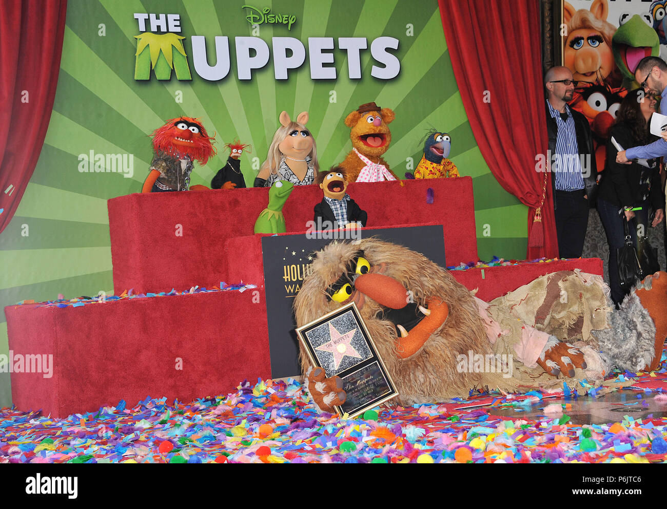 The MUPPETS Honored with a Star on the Hollywood Walk Of Fame In Los ...