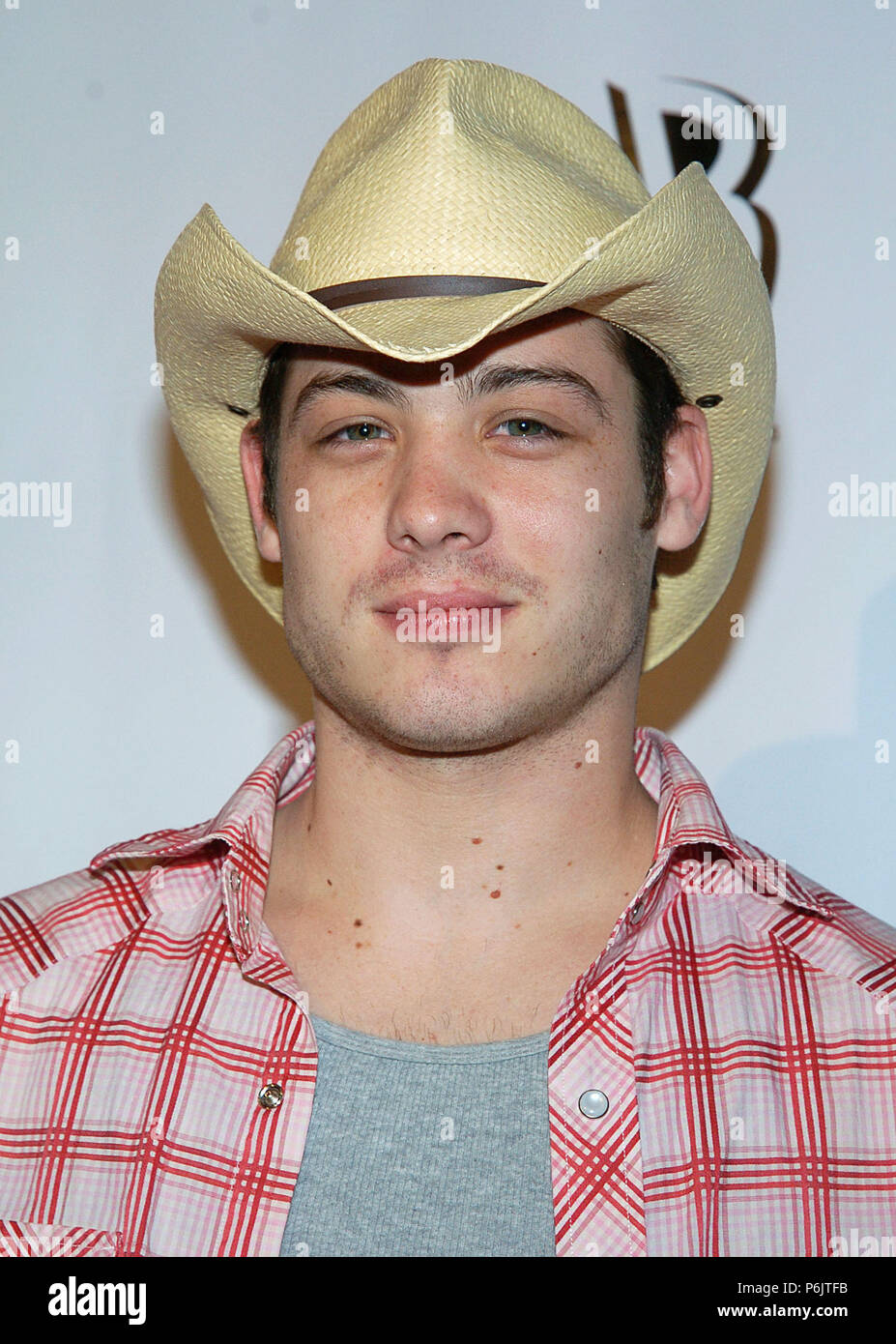Mike Erwin arriving at the WB - tca Winter Party on the Warner Lot, in ...