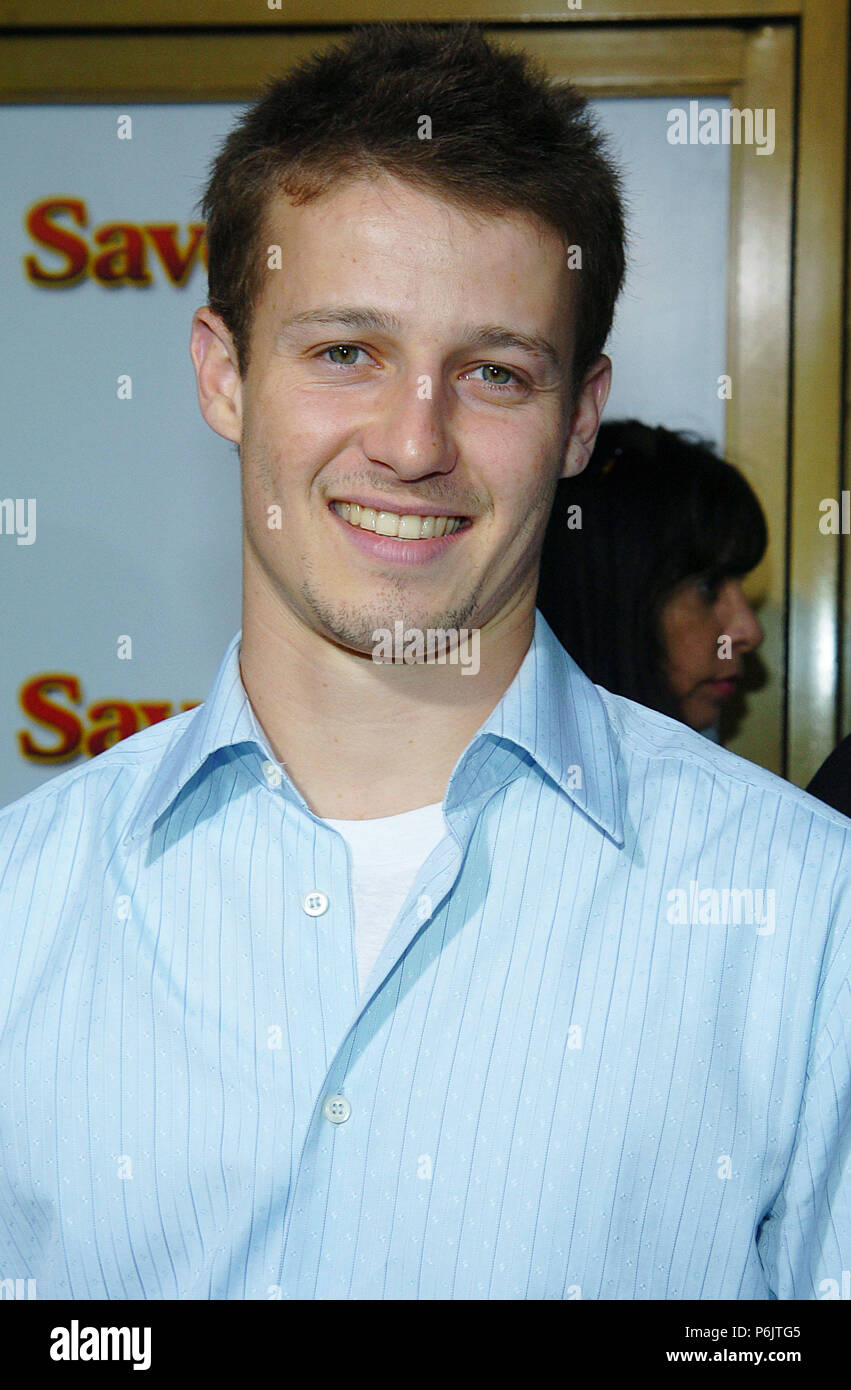 Will Estes arriving at the Saved ! Premiere at the Mann National ...