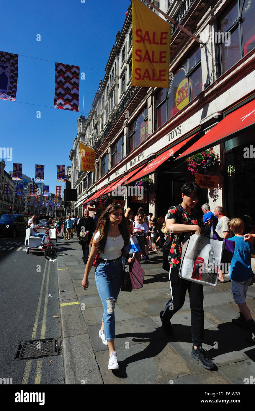 Hamleys toy store on Regent Street, London, England, UK Stock Photo - Alamy