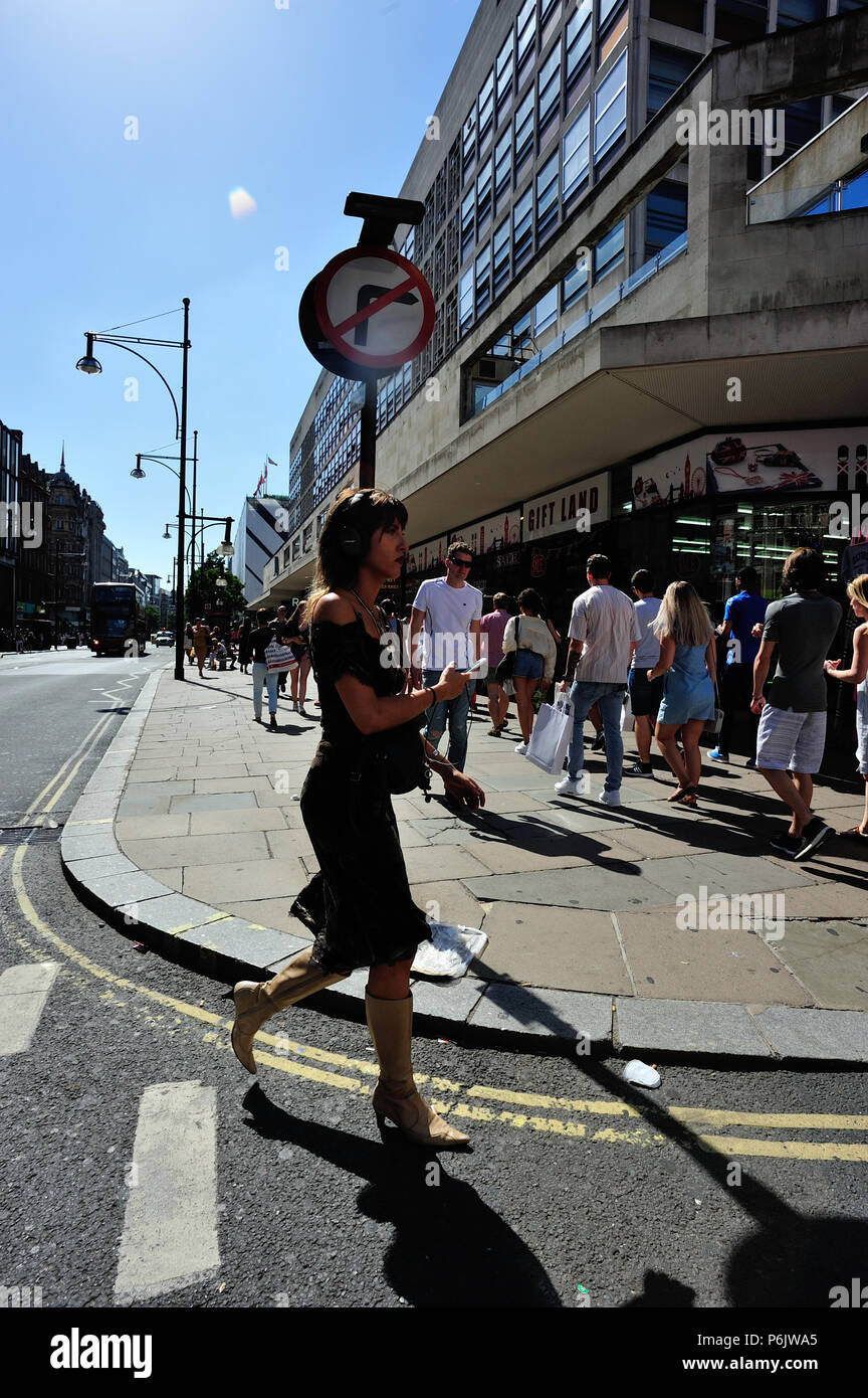 Shopping on Oxford Street, London, England, UK Stock Photo - Alamy