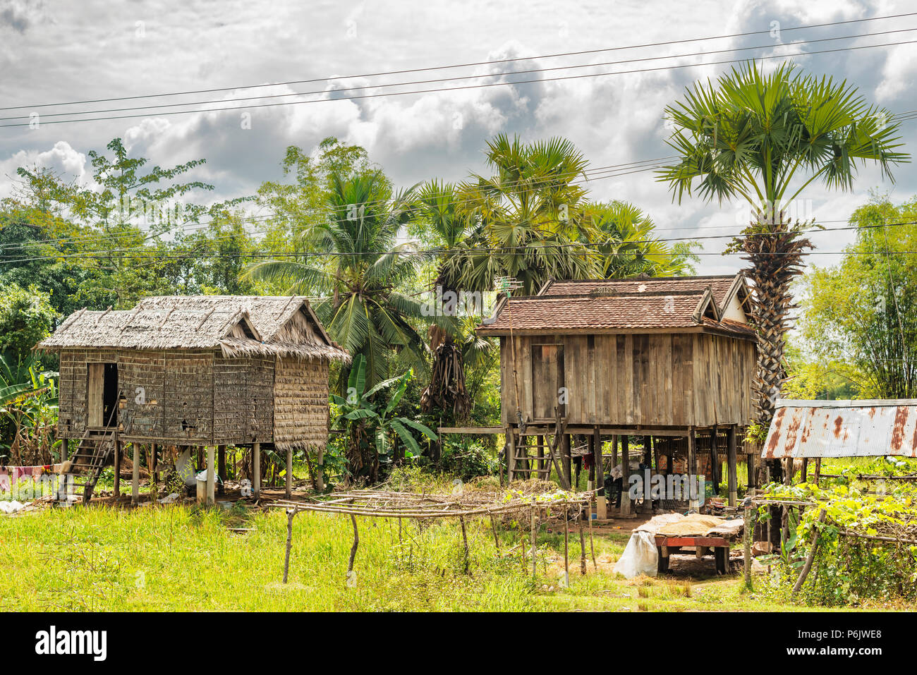 Cambodian houses hi-res stock photography and images - Alamy