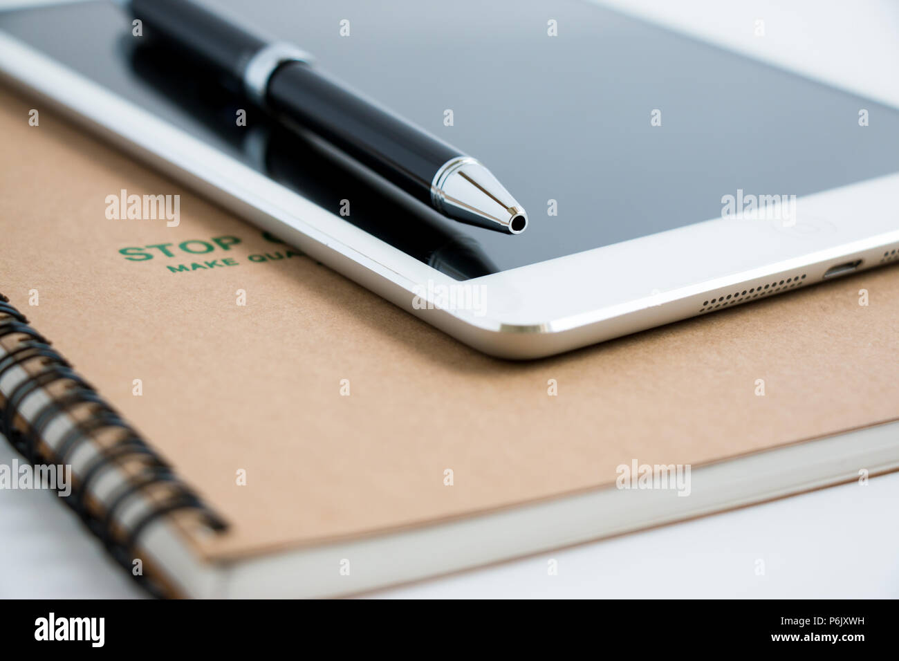 Writing stop on note paper hi-res stock photography and images - Alamy