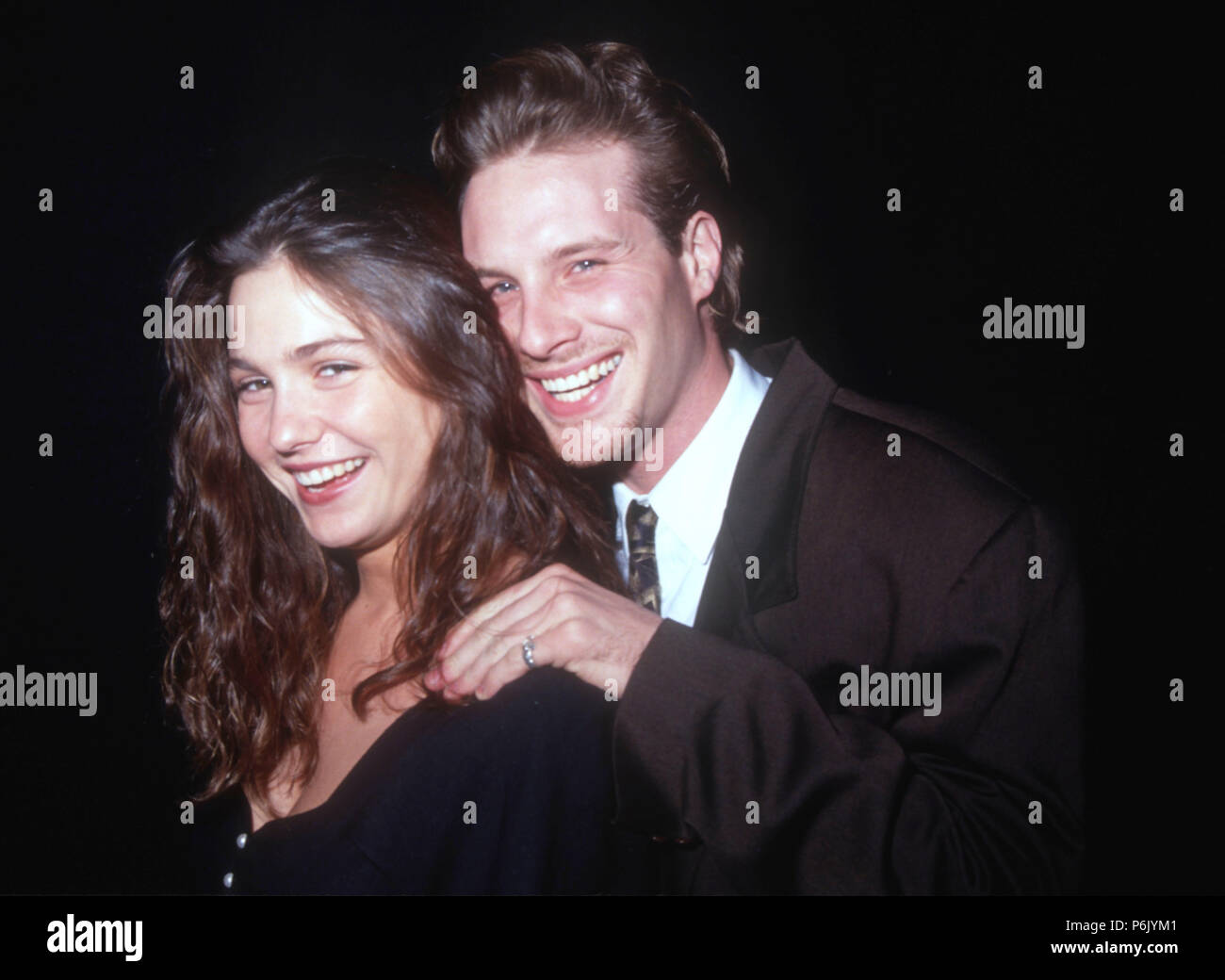 LOS ANGELES, CA - DECEMBER 14: (L-R) Actress Ele Keats and actor Brian ...