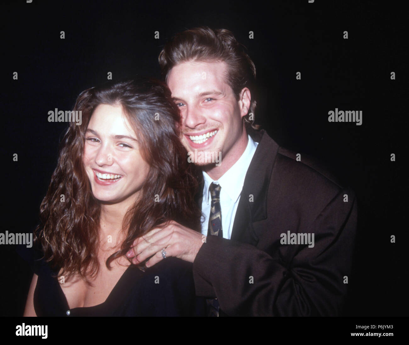 LOS ANGELES, CA - DECEMBER 14: (L-R) Actress Ele Keats and actor Brian ...
