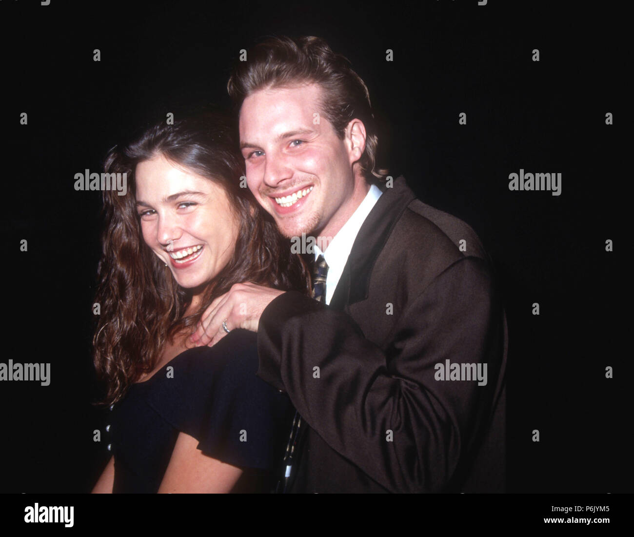 LOS ANGELES, CA - DECEMBER 14: (L-R) Actress Ele Keats and actor Brian ...