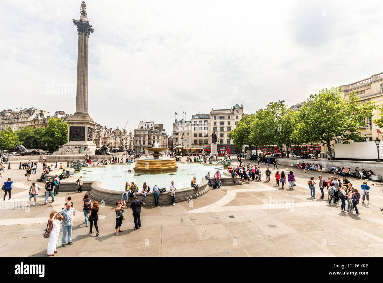 Trafalgar Square London United Kingdom Stock Photo - Alamy