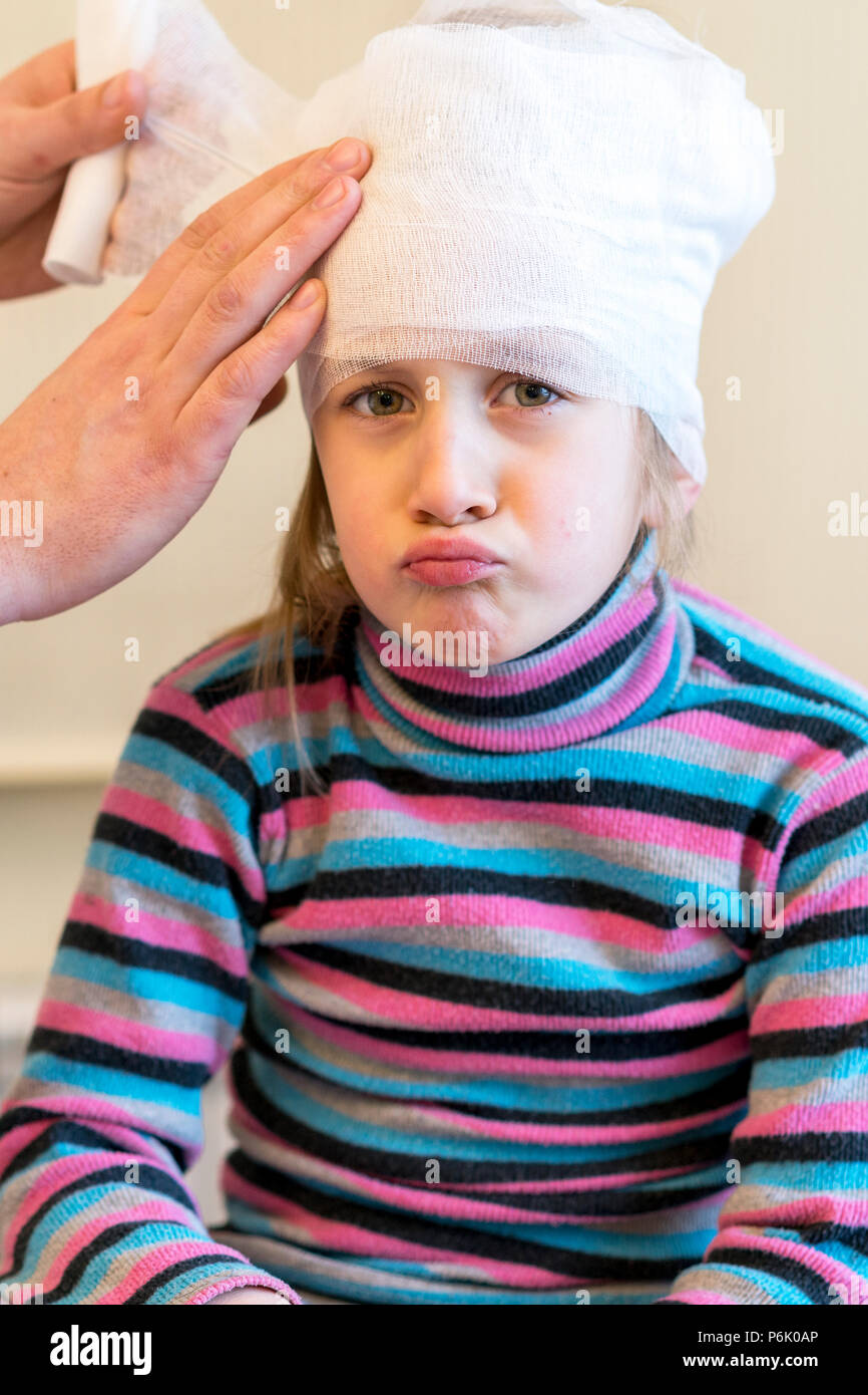 Forehead band aid hi-res stock photography and images - Alamy