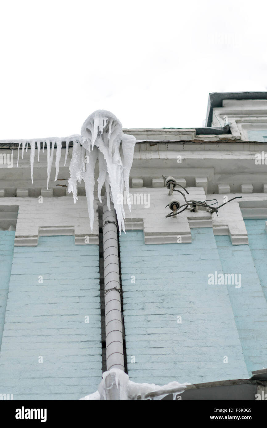 A huge poppy hanging from the roof of the house Stock Photo - Alamy