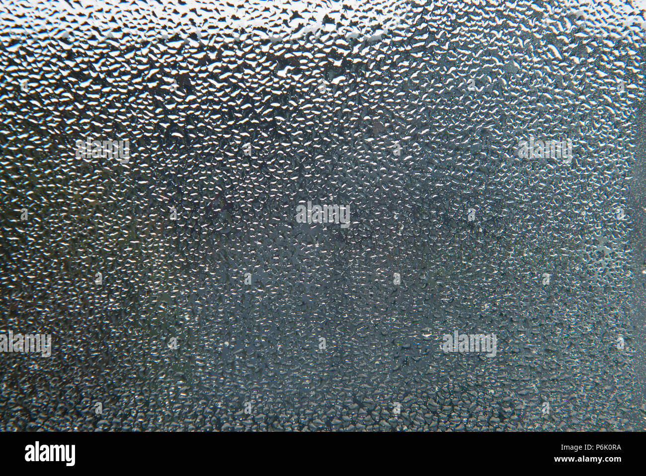 Water droplets on a glass pane Stock Photo - Alamy