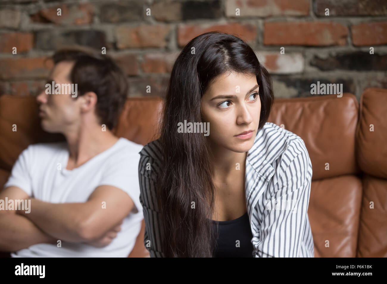 Angry couple avoiding talking after family fight Stock Photo - Alamy Angry couple avoiding talking after family fight Stock Photo - Alamy