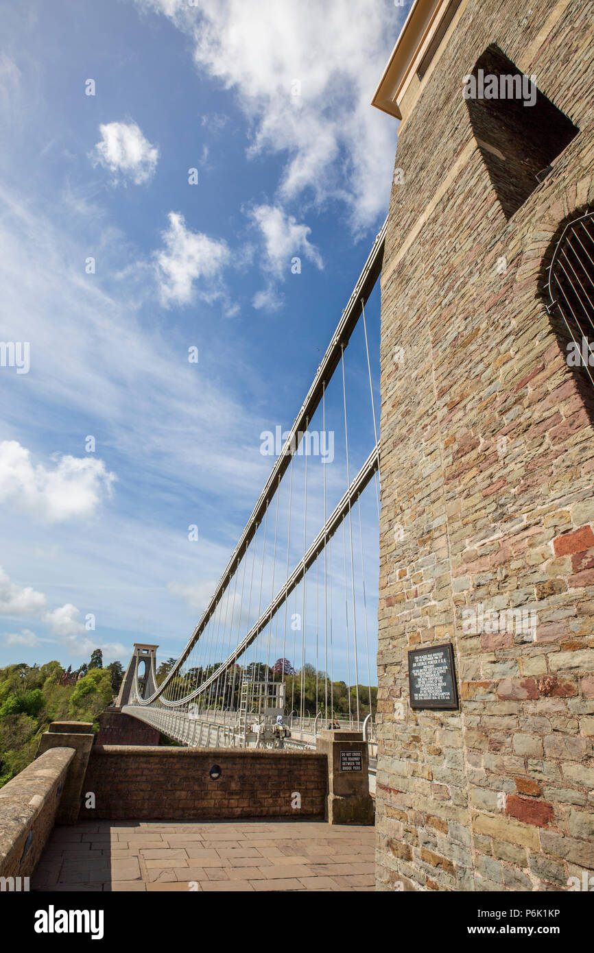 The clifton suspension bridge historical hi-res stock photography and ...